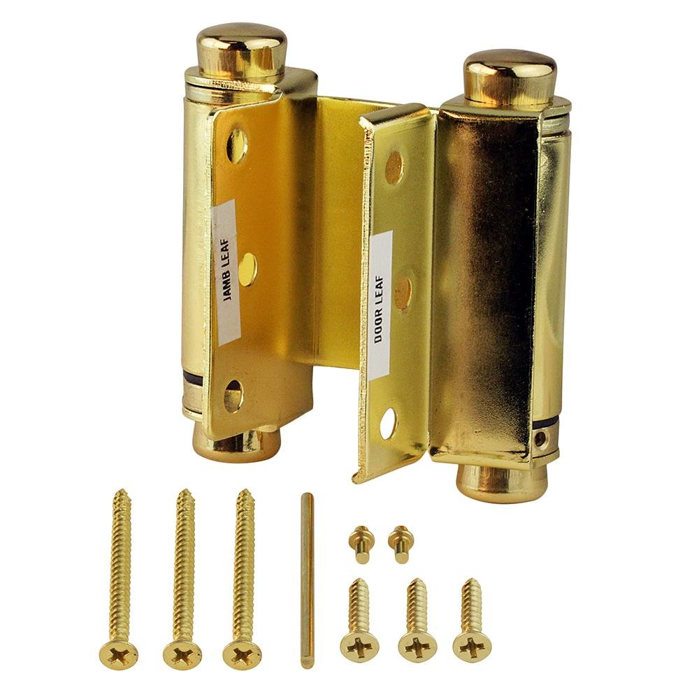 Everbilt 2 In X 2 In Satin Brass Narrow Utility Hinge