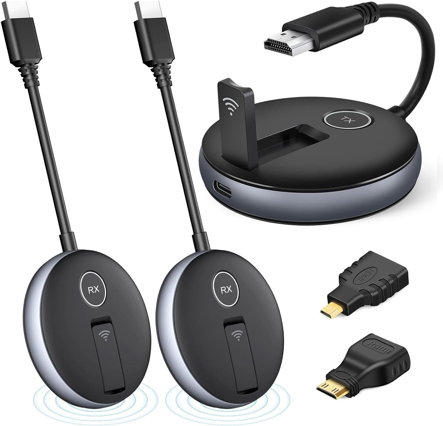 Amazon.com: Mpiolife Wireless HDMI Transmitter and Receiver, HDMI ...