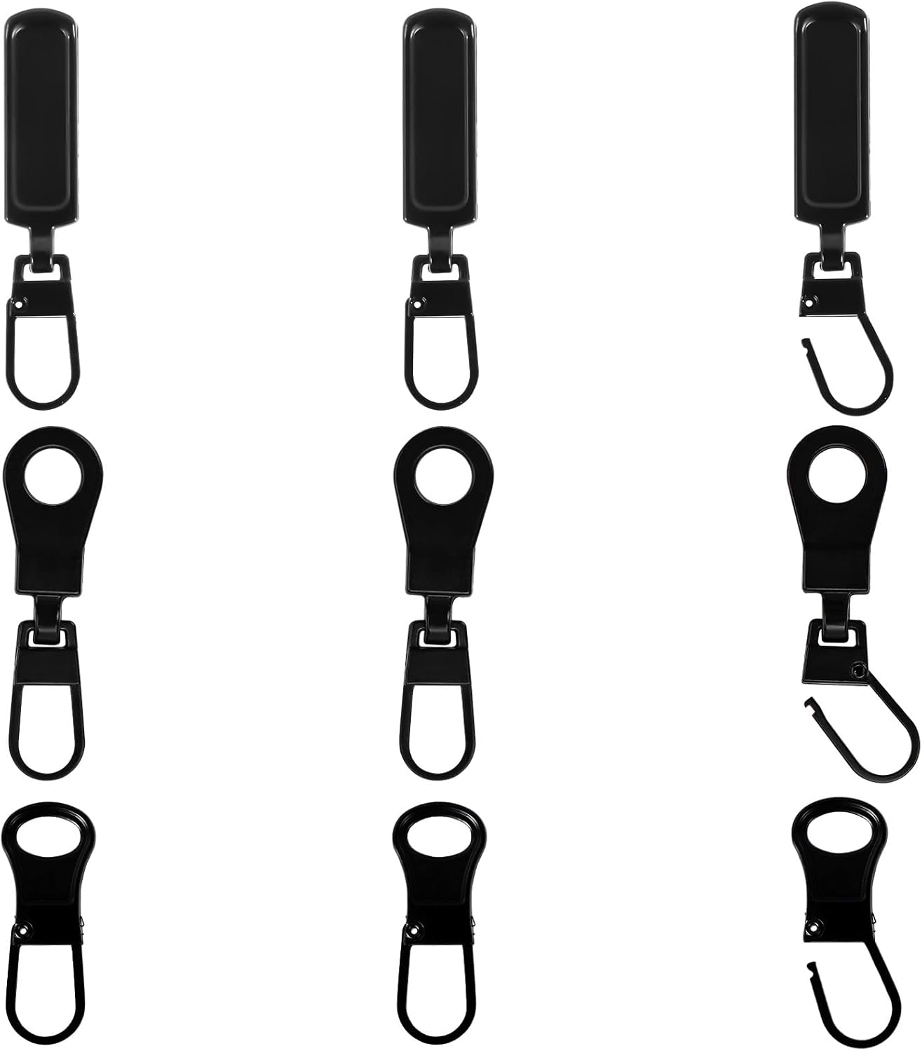 Amazon.com: 9pcs Zipper Pull Replacements, 3 Designs Detachable ...