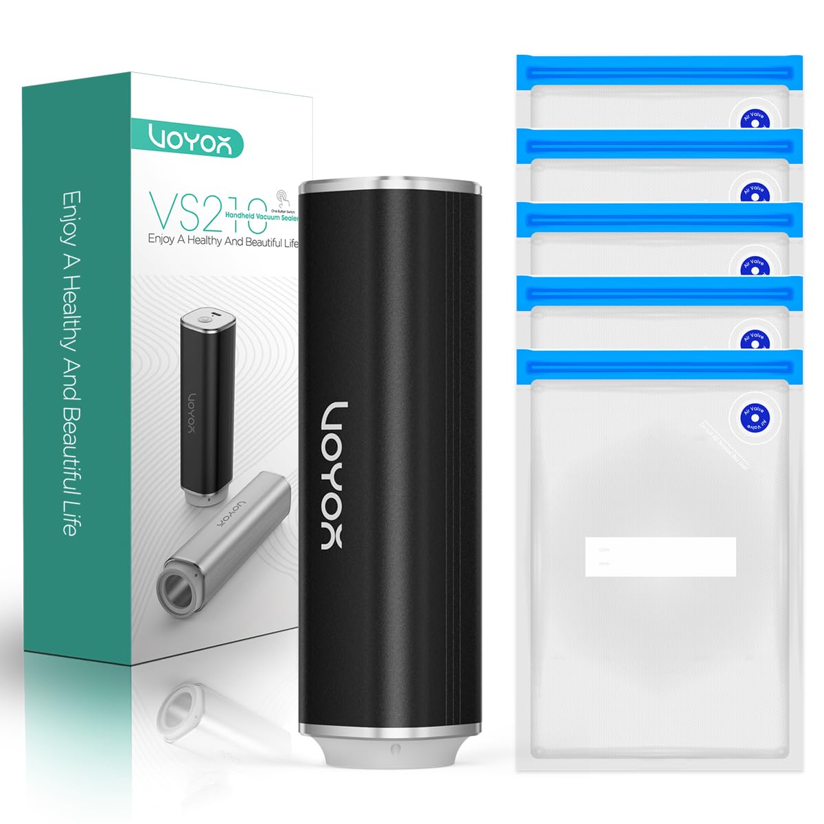 Amazon.com: VOYOR Handheld Vacuum Sealer Portable & Cordless Vacuum ...