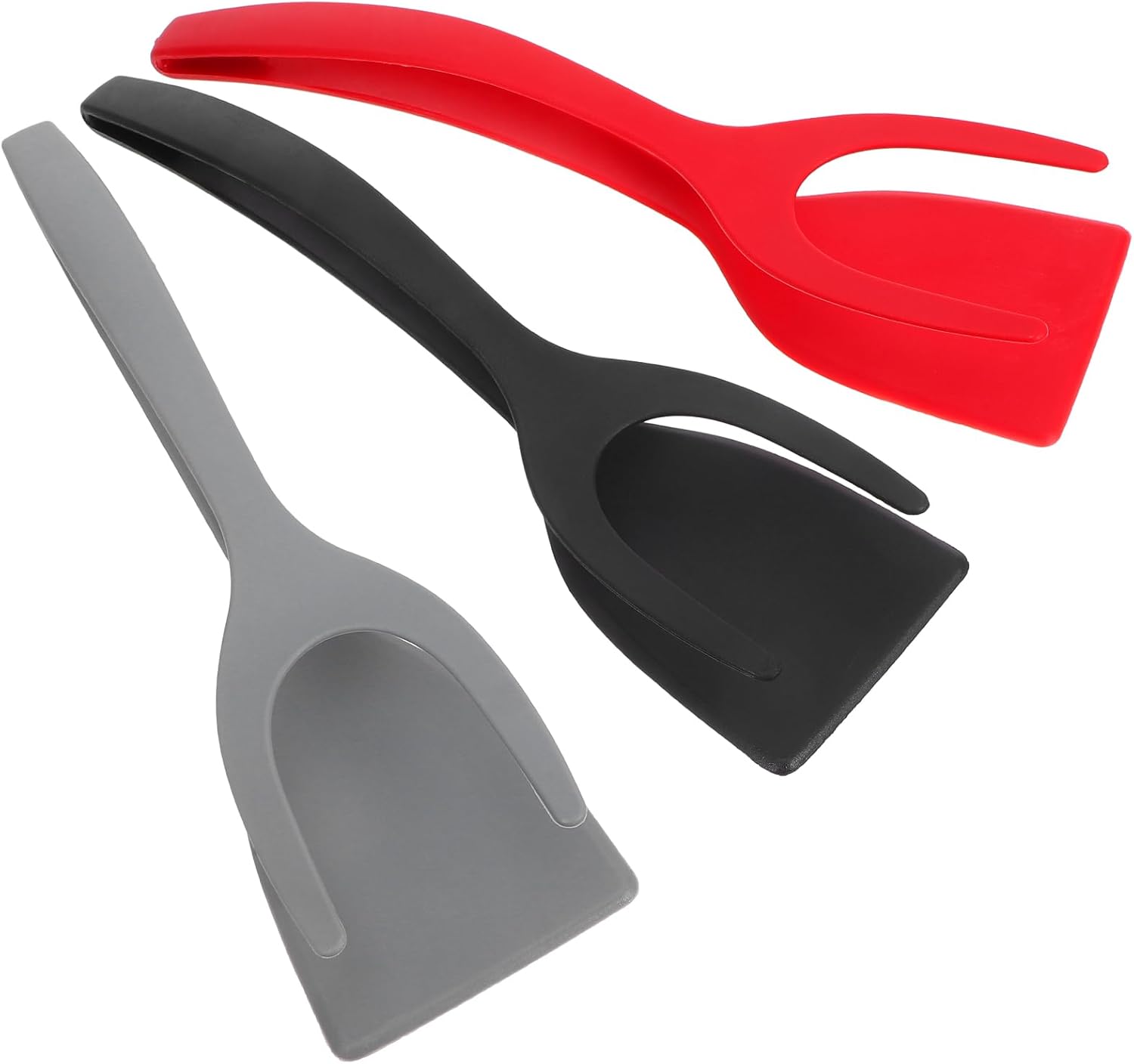 Amazon.com: Zerodeko 2 in 1 Egg Spatula Grip and Flip Spatula Tongs ...