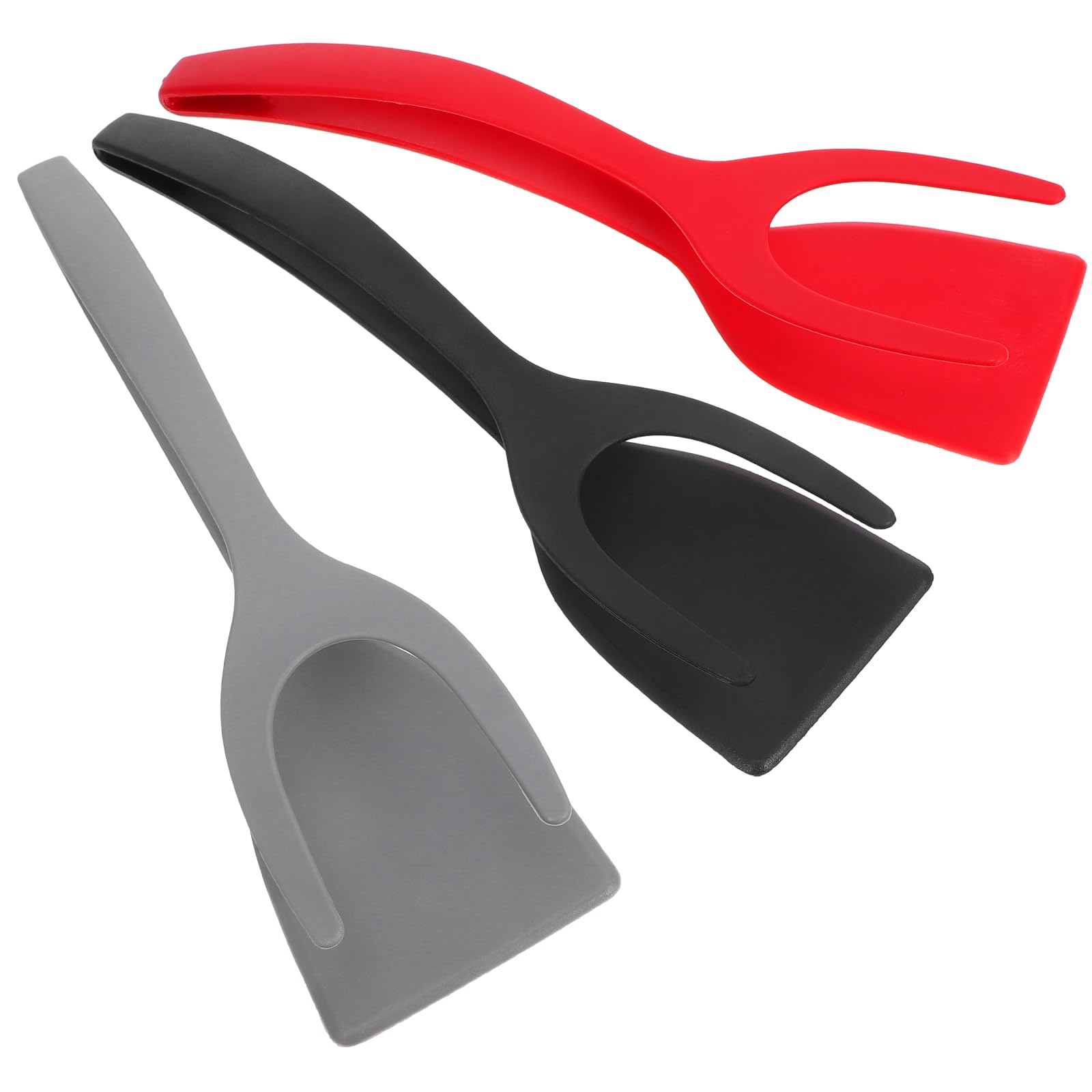 Amazon.com: Zerodeko 2 in 1 Egg Spatula Grip and Flip Spatula Tongs ...