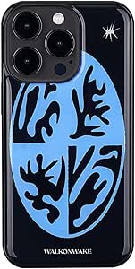 Amazon.com: WALKONWAKE Compatible with Apple iPhone 16 Pro & 16 Pro Max - Mint & Blue Dandelion ...