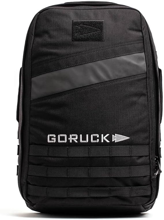 Amazon.com: GORUCK Rucker 4.0 25L Black with White Embroidery - Purpose Built Rucking Backpack ...