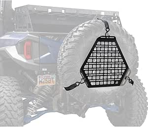 Amazon.com: Tusk MOLLE Panel Spare Tire Mount – Universal Fit ATV/UTV/4 ...