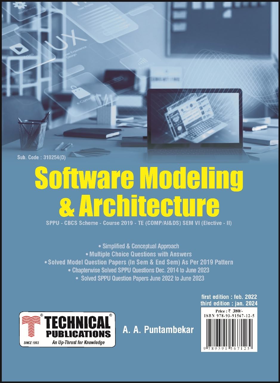 Software Modelling Architectures for SPPU 19 Course (TE - SEM VI - COMP - 310254(D)) - Elective ...