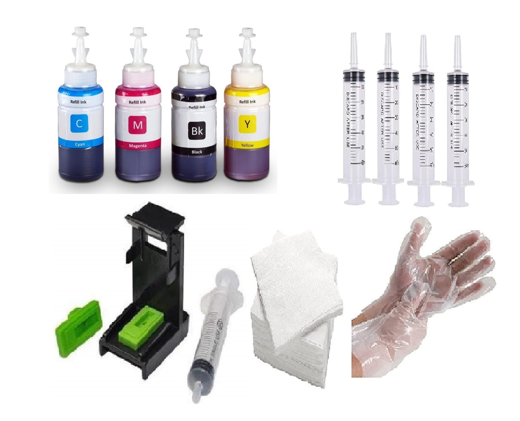 Inkstore 680 Ink Cartridge Refill Ink KIT for Deskjet Ink Advantage ...