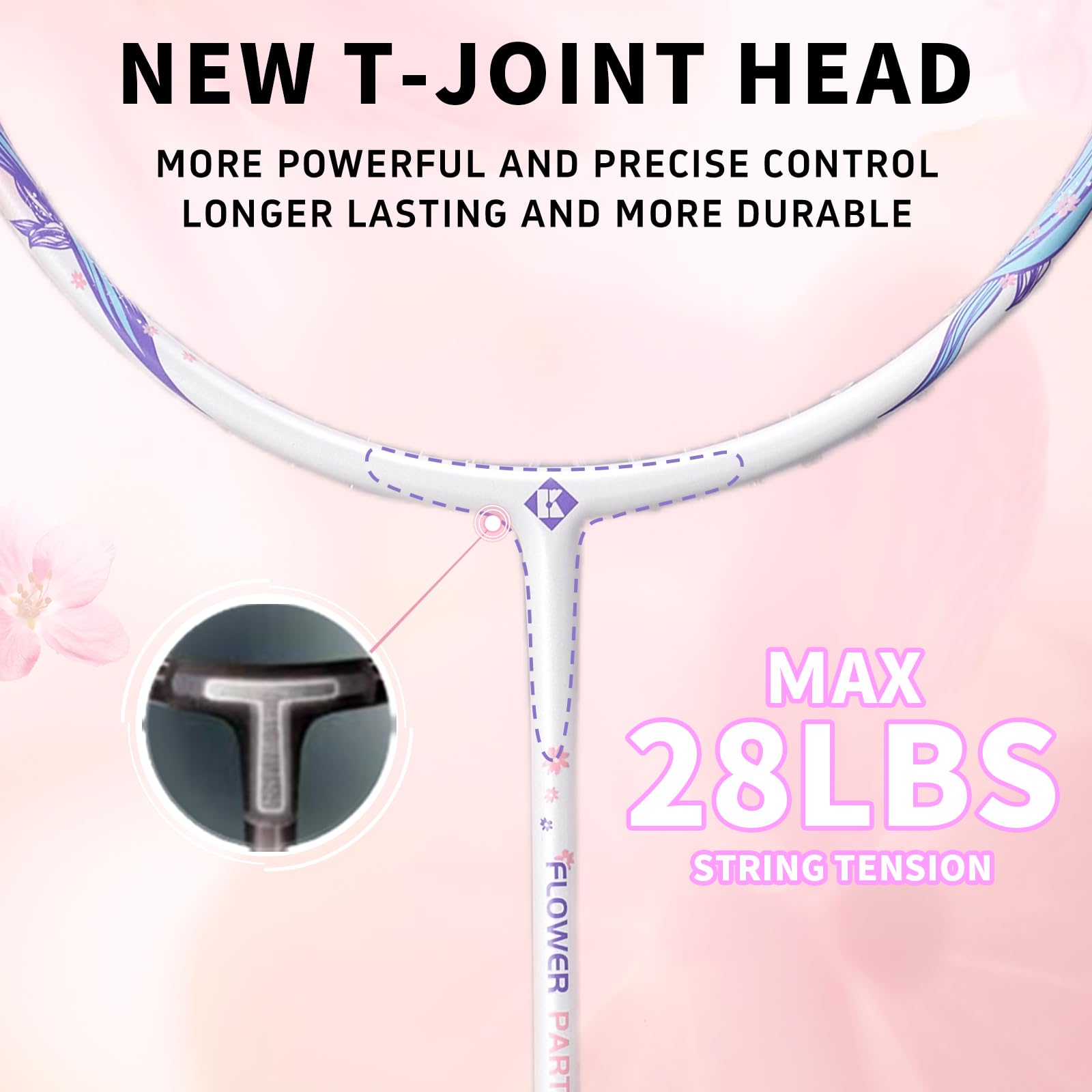Badminton Racquet ALP Cherry 4U T800 Aviation Carbon Fiber + Grip ...