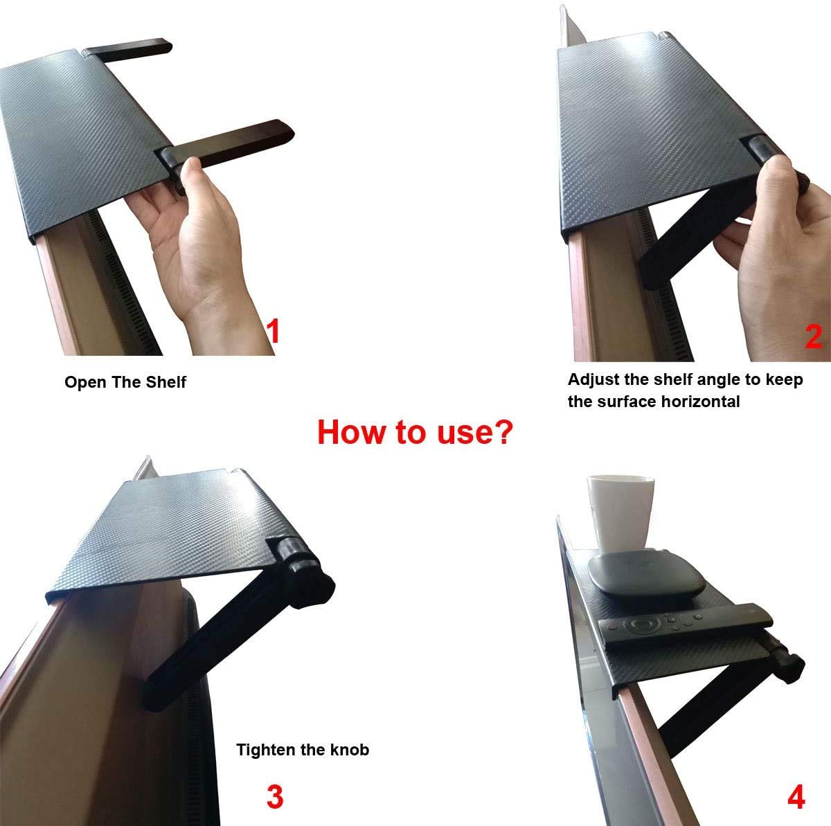 Snapklik.com : 13 Inch Wide Platform Adjustable Screen Bracket ...