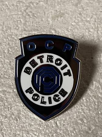 Amazon.co.jp: RoboCop Omni Detroit Police Badge Pin Badge jo-db : Toys ...