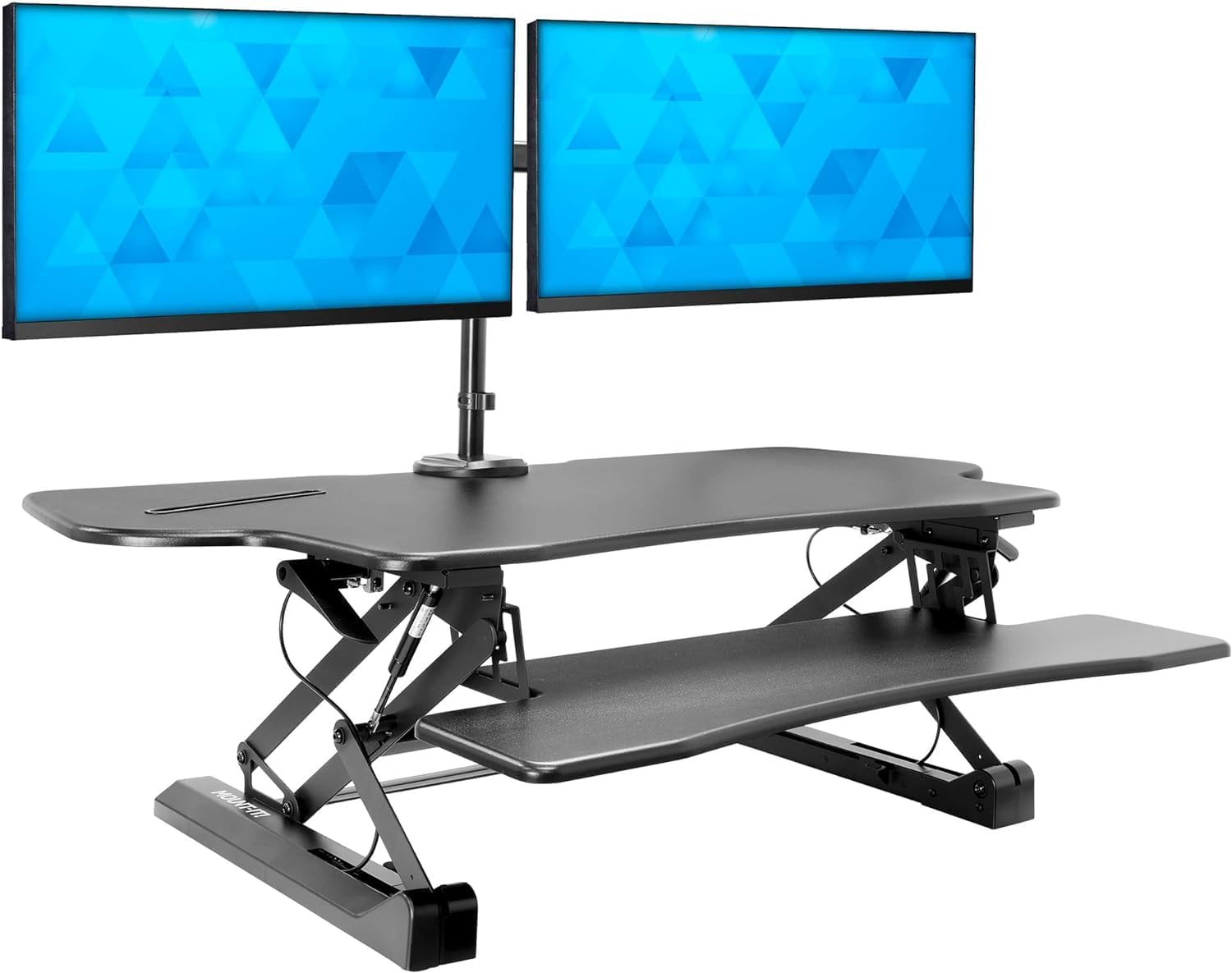 Amazon.com: Mount-It! Electric Standing Desk Converter - Motorized Sit ...