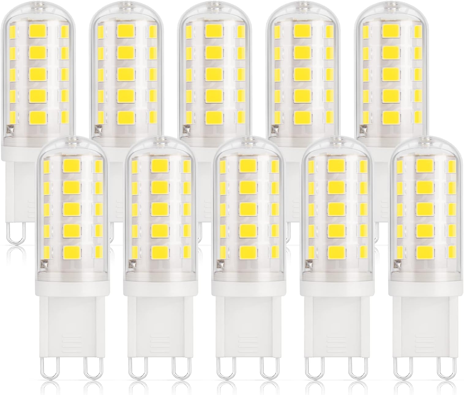 DiCUNO G9 LED Bulb Cool White 6000K, 3W, 30W Halogen Equivalent, 410LM ...