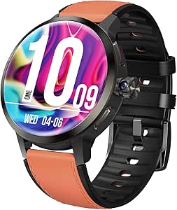 Amazon.com: Rainbuvvy 4G Smart Watch SL8541E Quad Core 2GB+16GB Rotating Camera Men Watch 1.75 ...