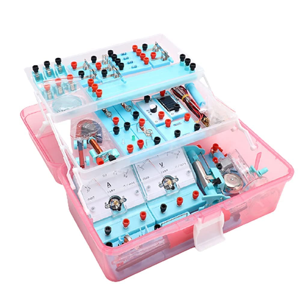 Buy School Physics Labs Basic Electricity Discovery Circuit and Magnetism Experiment Kits for ...