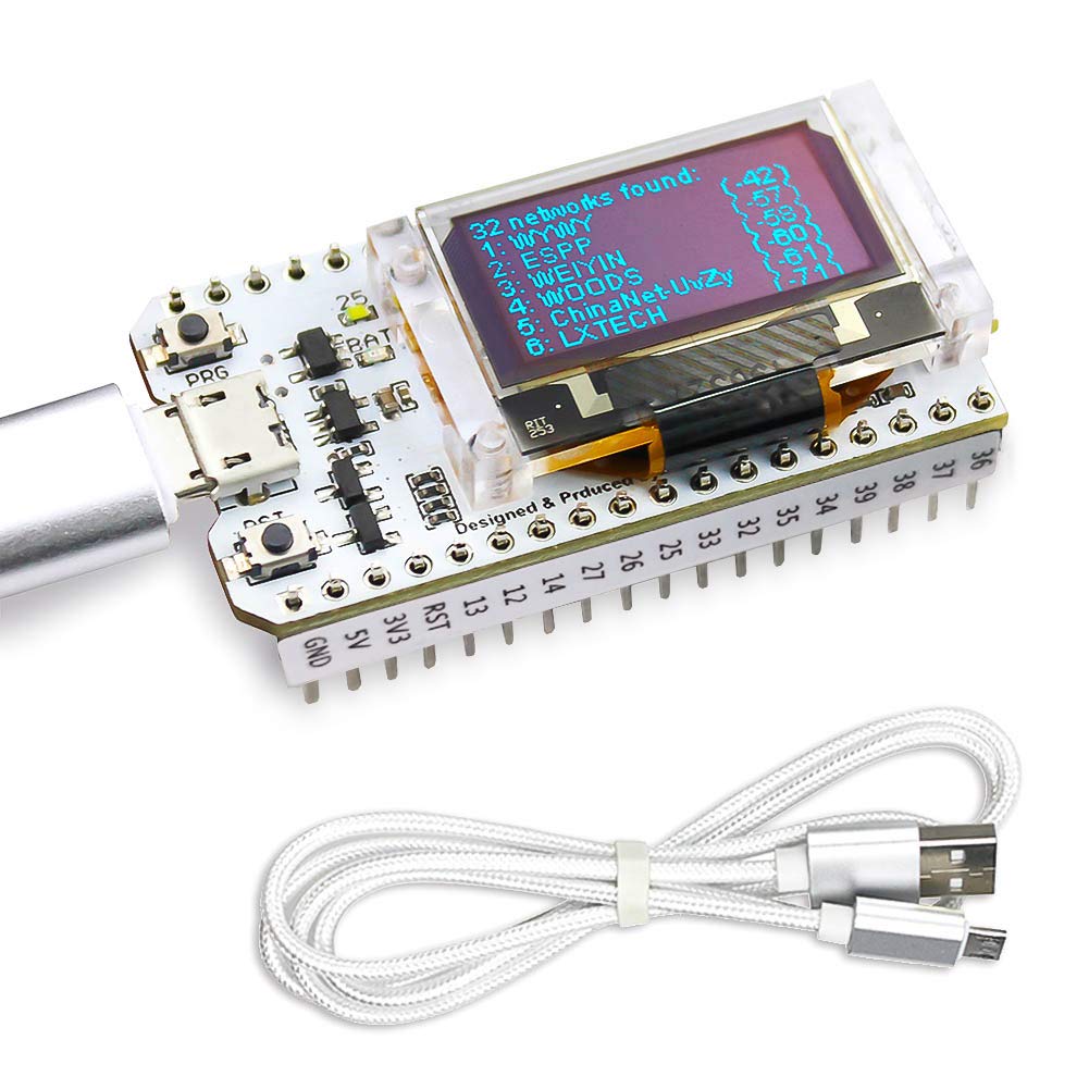 Amazon.in: Buy KeeYees ESP32 OLED WiFi Kit ESP-32 Internet Development ...