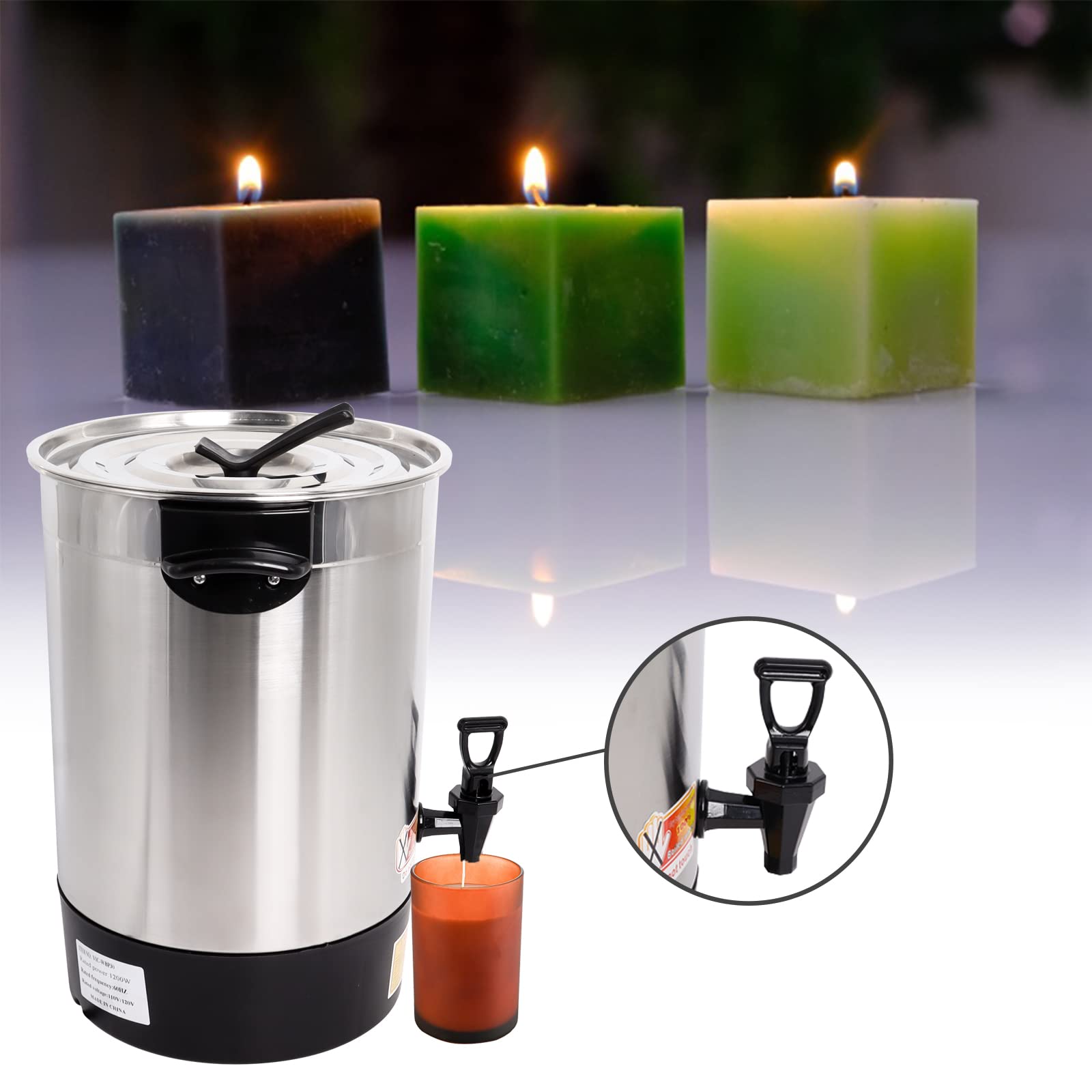 27L Electric Wax Melter for Candle Making Wax Melting Pot Machine Wax ...