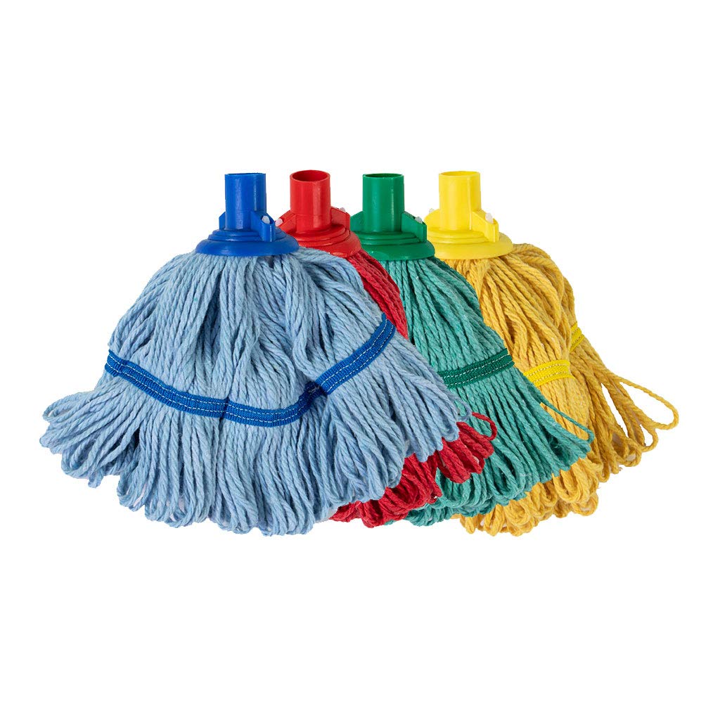 Exel Biofresh Antibacterial Yellow Colour Coded Professional Socket Mop ...