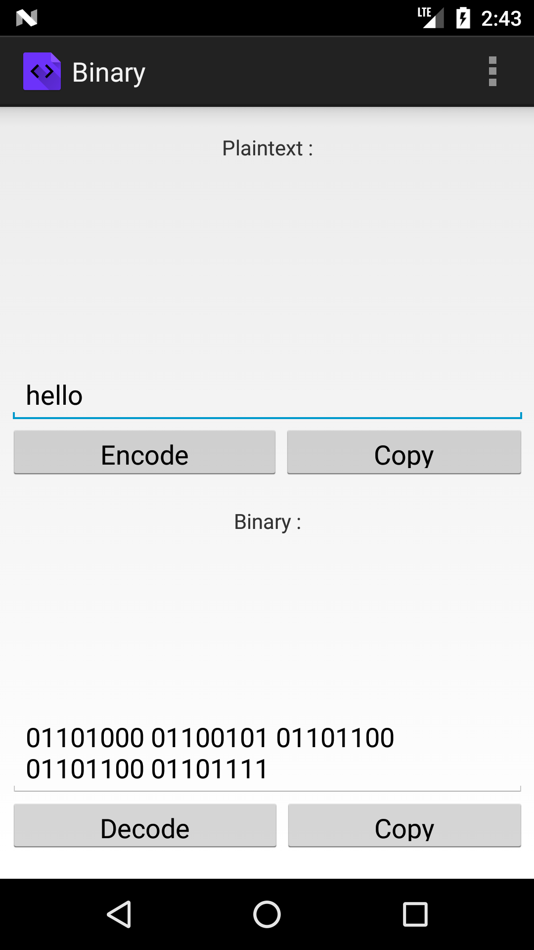 Binary Code Encoder - App on Amazon Appstore
