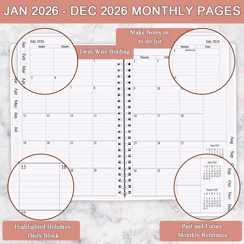 Snapklik.com : 2026 Planner - Planner 2026 From January 2026 - December ...