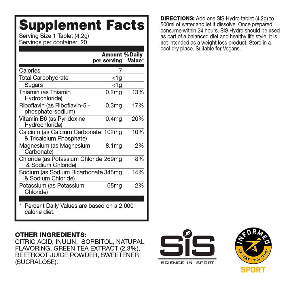Snapklik.com : SIS Electrolyte Tablets For Hydration, Keto Performance ...