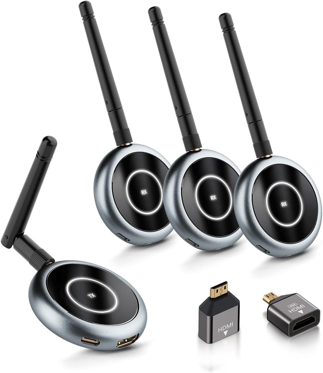 Amazon.com: AIMIBO Wireless HDMI Transmitter and 3 Receivers, 165FT(50M ...