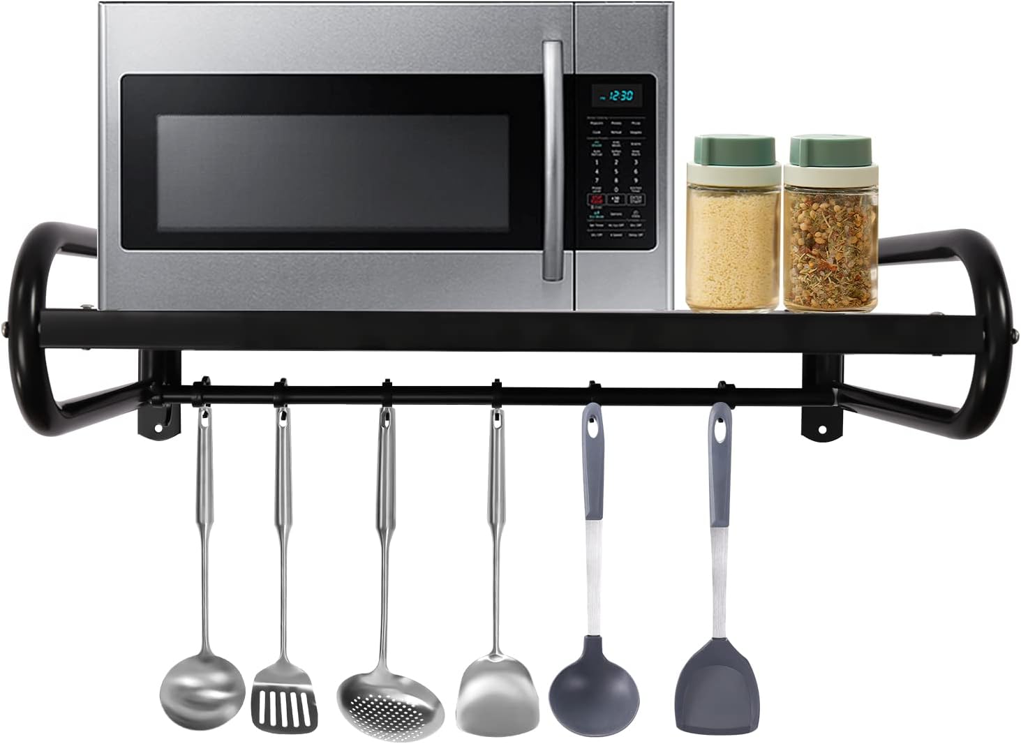 Amazon.com - Gdrasuya10 Wall Mount Microwave Oven Shelf Rack for ...