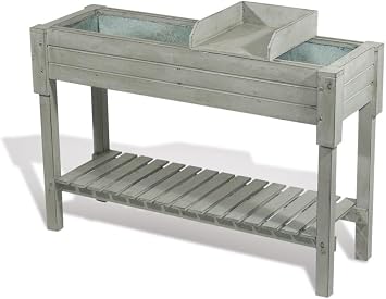 Amazon.com: Esschert Design Secrets du Potager Kitchen Garden Table ...