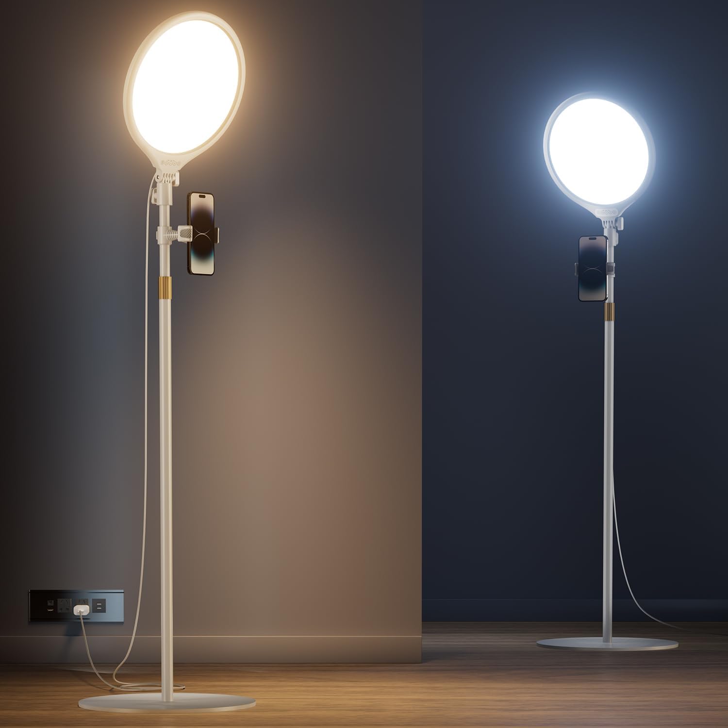 Amazon.com: 10.5" Ring Light with Stand and Phone Holder - 72" Tripod ...