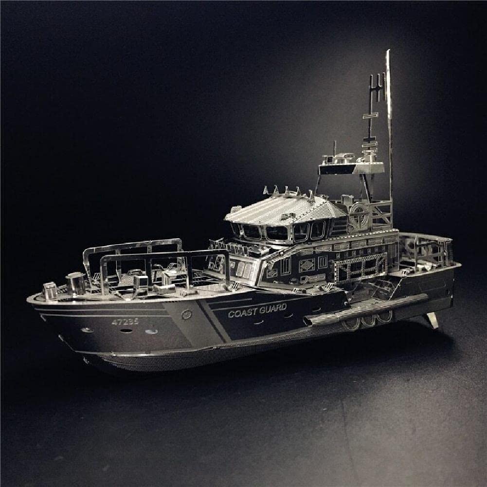 Amazon.com: MOUDOAUER 1: 100 3D Metal Kits Lifeboat Model Ship Model ...