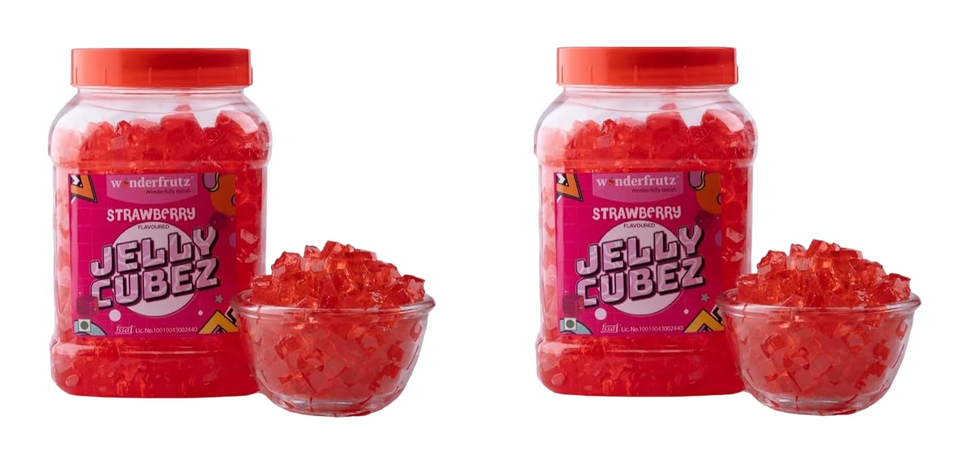 Wonderfrutz Fruit Flavoured Jelly Cubes| Ideal for Kids | Perfect ...