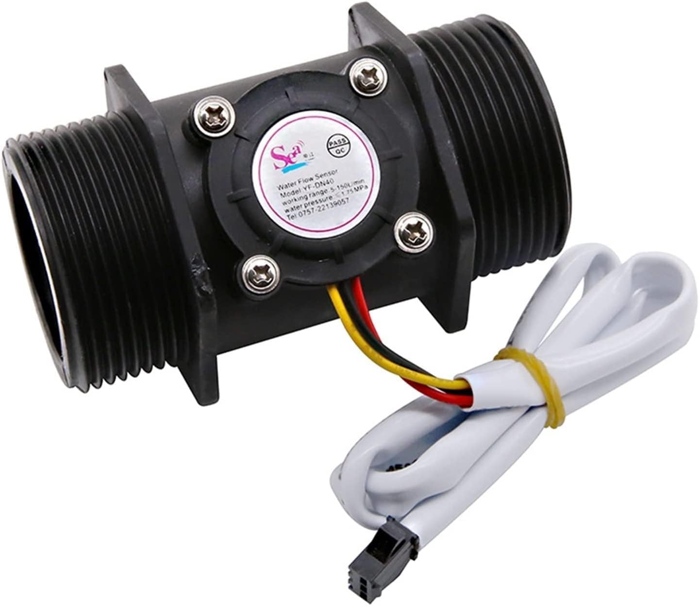 Amazon.com: 1Pcs 1-1/4 1-1/2 2 Inch Water Flow Sensor Flowmeter Hall ...