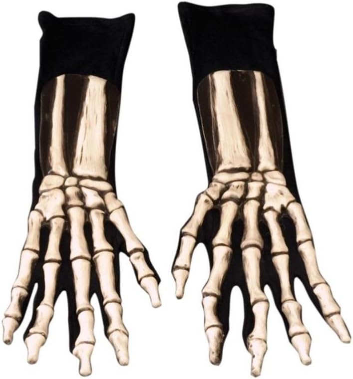 Amazon.com: Ghoulish Productions Large Skeleton Hands (Bone-Colored ...