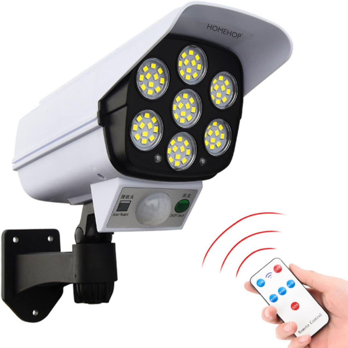 Bigsavings 20 Led Solar Motion Sensor Light, Plastic Outdoor ...