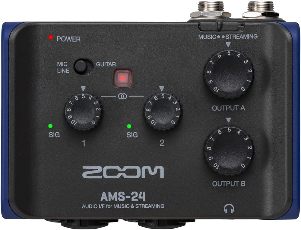 Amazon.com: Zoom U-24 Handy Audio Interface, 2-Channel Portable USB ...