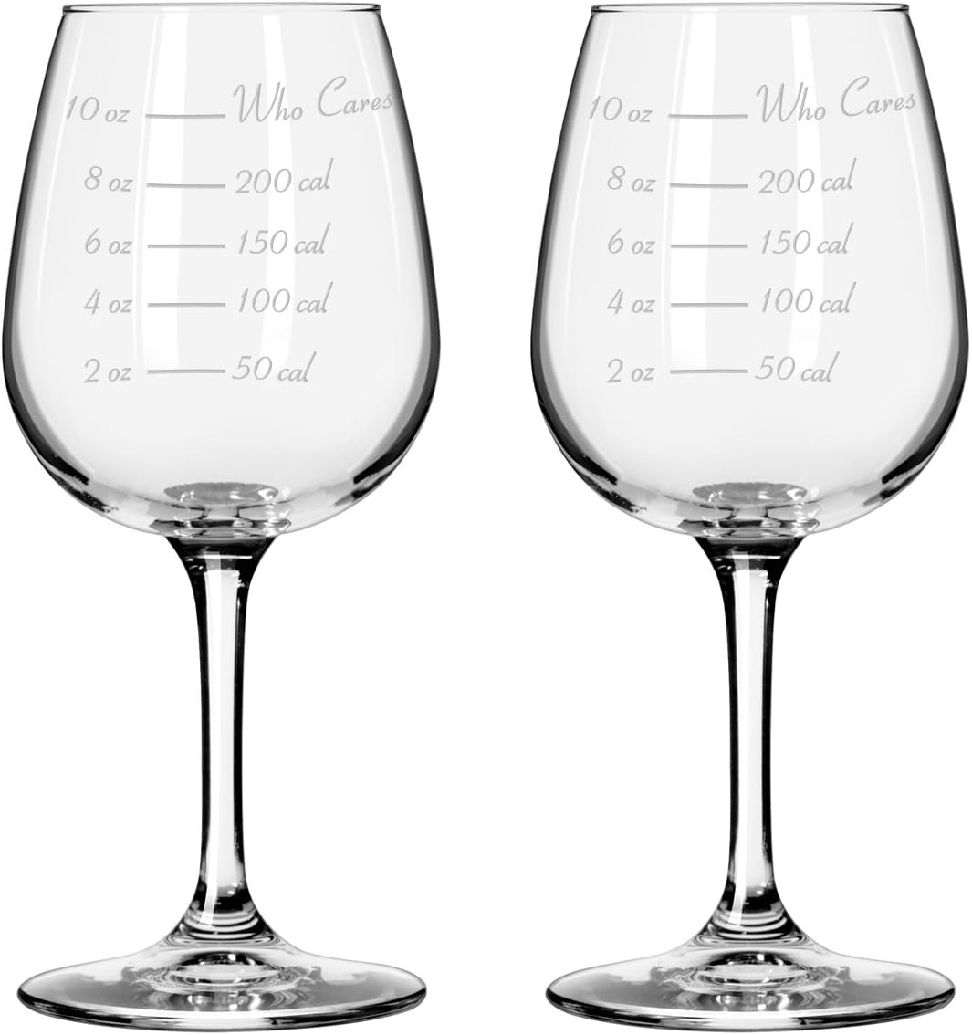 Amazon.com | Genuine Fred Fred & Friends SAUCED Measuring Wine Glass ...