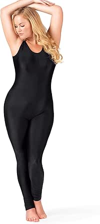 Amazon.com: Bal Togs Adult Plus Size Scoop Neck Nylon Tank Unitard ...