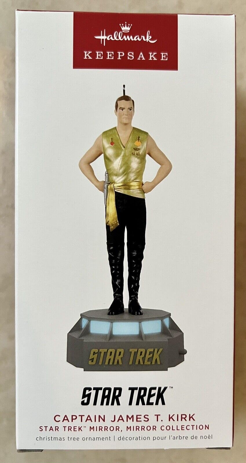 Amazon.com: Hallmark Keepsake Star Trek Captain James T. Kirk. Star ...
