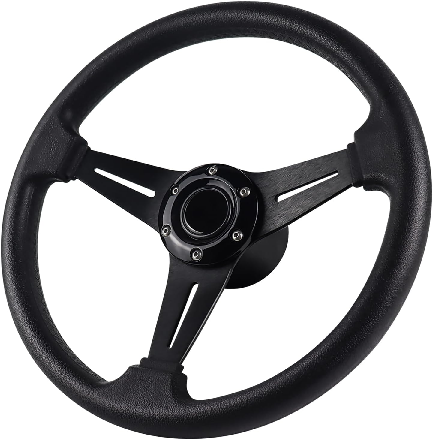 Amazon.com: QYMOPAY 12.5 Inch Boat Steering Wheel with 3/4“ Axle Marine ...