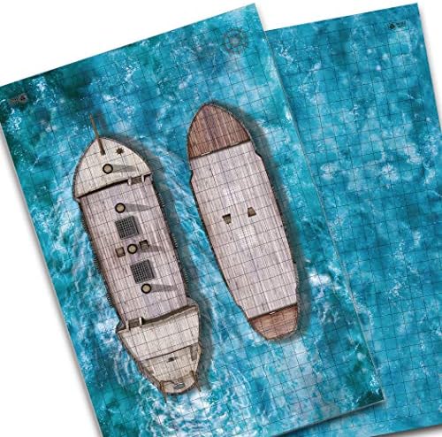 Buy Battle Grid Game Mat - 3 Pack Double Sided- Portable Tabletop Role ...