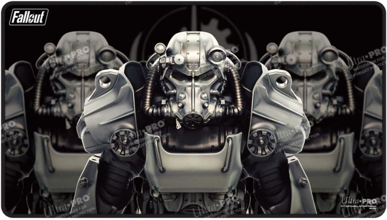 Amazon.com: MTG Fallout Black-Stitched Playmat - Brotherhood of Steel