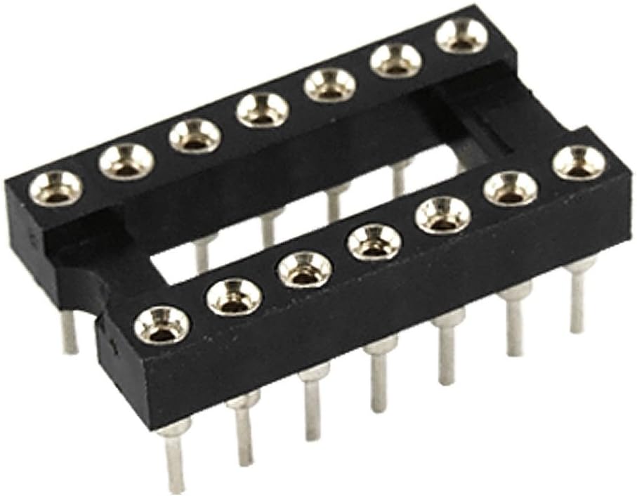Amazon.com: uxcell 34 Pcs 2.54mm Pitch 14 Pin DIP IC Sockets Adaptor ...