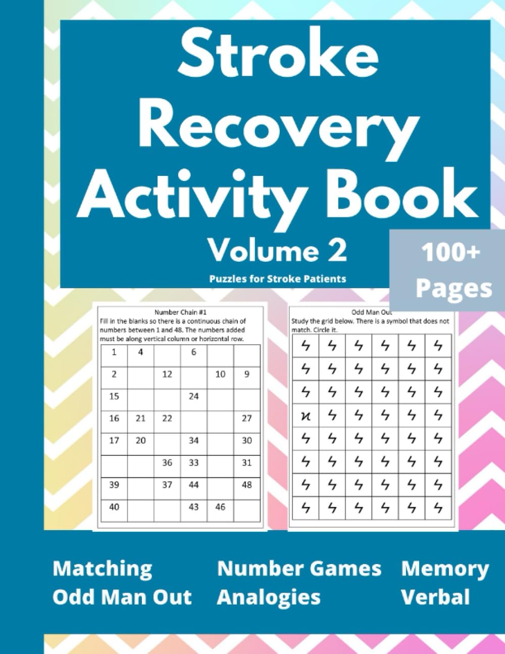 Stroke Recovery Activity Book - Puzzles for Stroke Patients - Traumatic ...