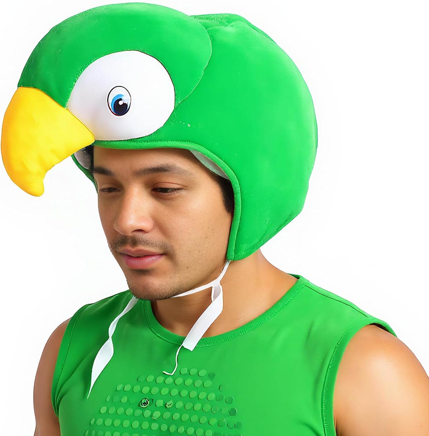 Amazon.com: PURFUN Funny Stuffed Parrot Hooded Hat Adults Lifelike ...