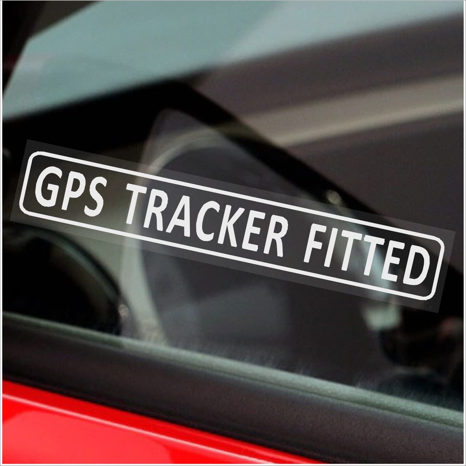 5 x Stickers GPS Tracker Fitted Warning Tracking Device Security Signs ...