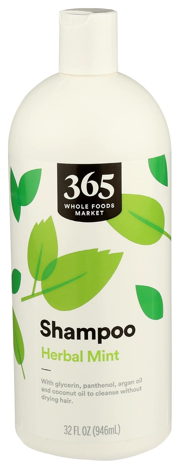 Amazon.com : 365 by Whole Foods Market, Shampoo Herbal Mint, 32 Fl Oz ...
