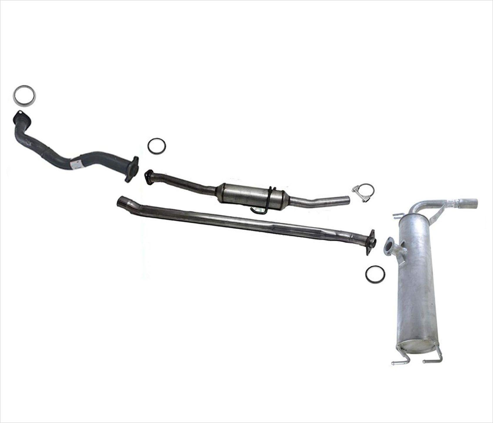 Amazon.com: Exhaust System With Front Pipe Resonator & Muffler Gasket ...