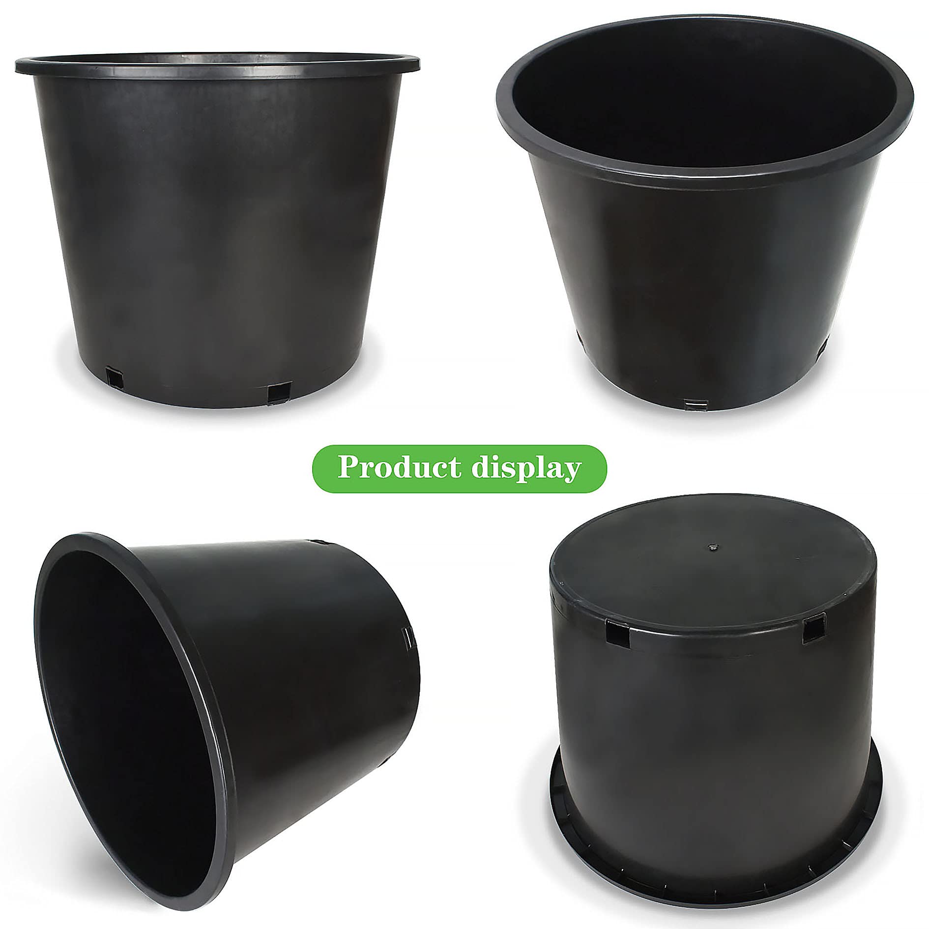 Snapklik.com : Elfinrm Planter Nursery Pots 6.3 Gallon Pots For Plants