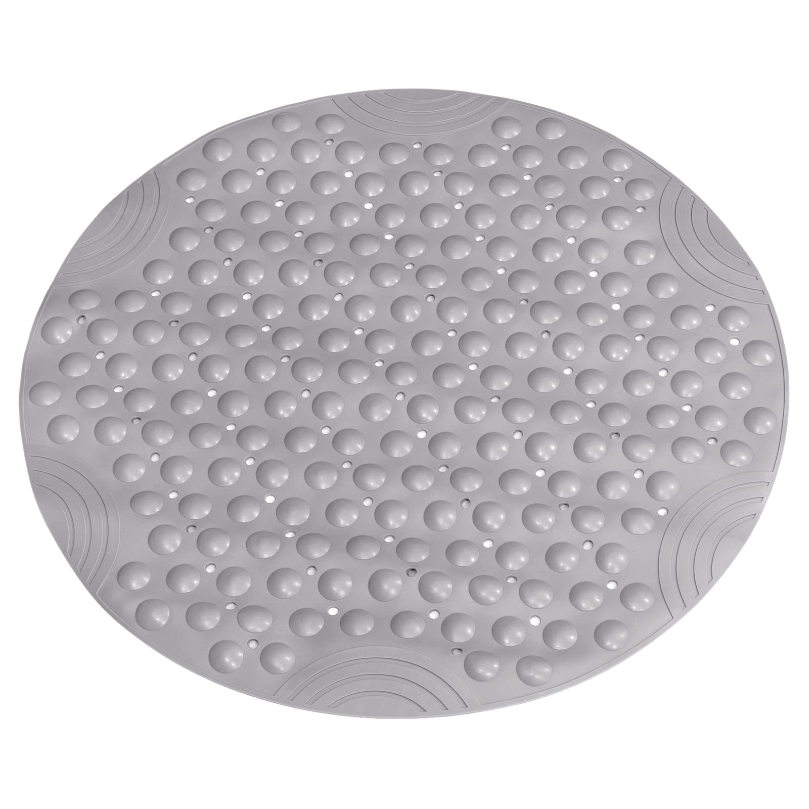 Amazon.com: uxcell Bath Tub Shower Mats, 25.6" x 25.6" PVC Round Shape ...