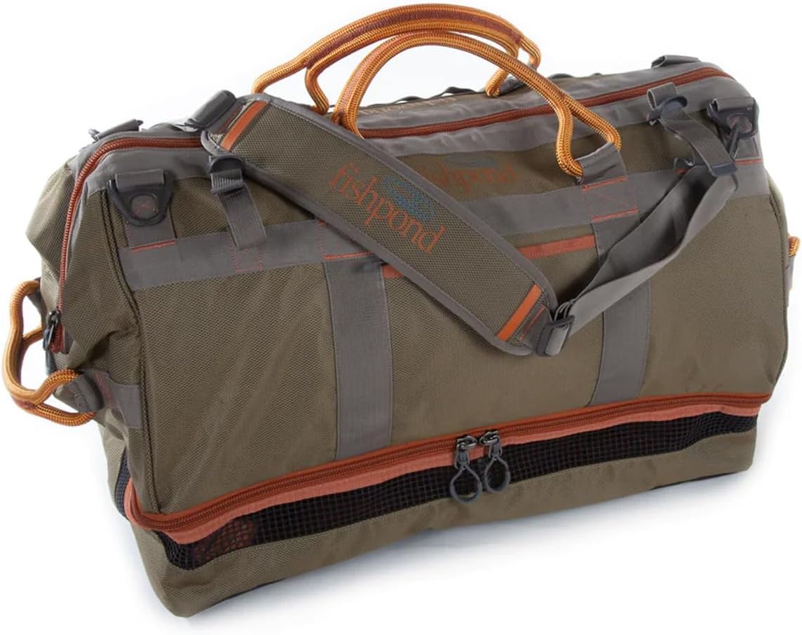 Amazon.com: fishpond Cimarron Wader Duffel Bag- Sand | Fishing Gear ...
