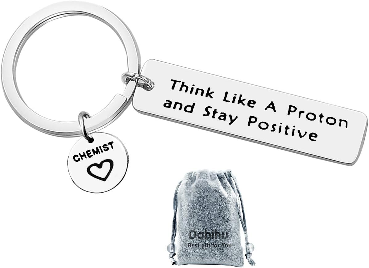 Amazon.com: Gifts for Chemist Chemistry Science Keychain Inspirational ...
